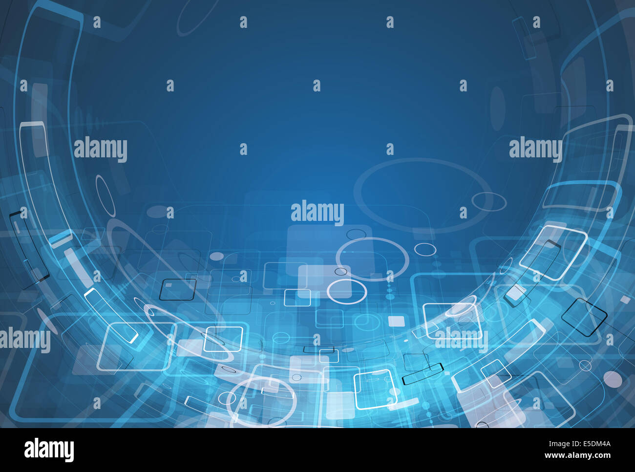 Technology innovation background, idea of global business solution ...