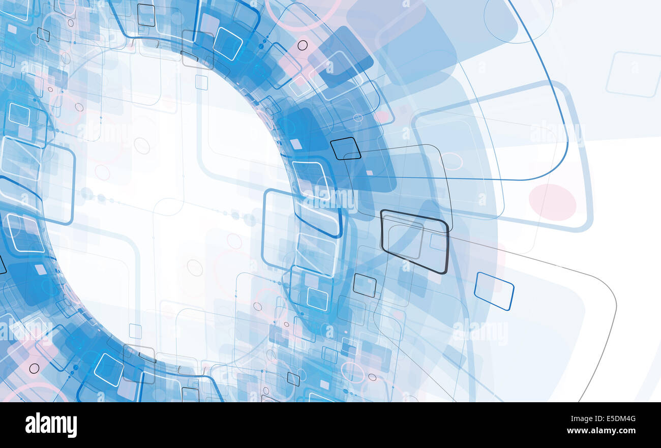 Technology innovation background, idea of global business solution ...