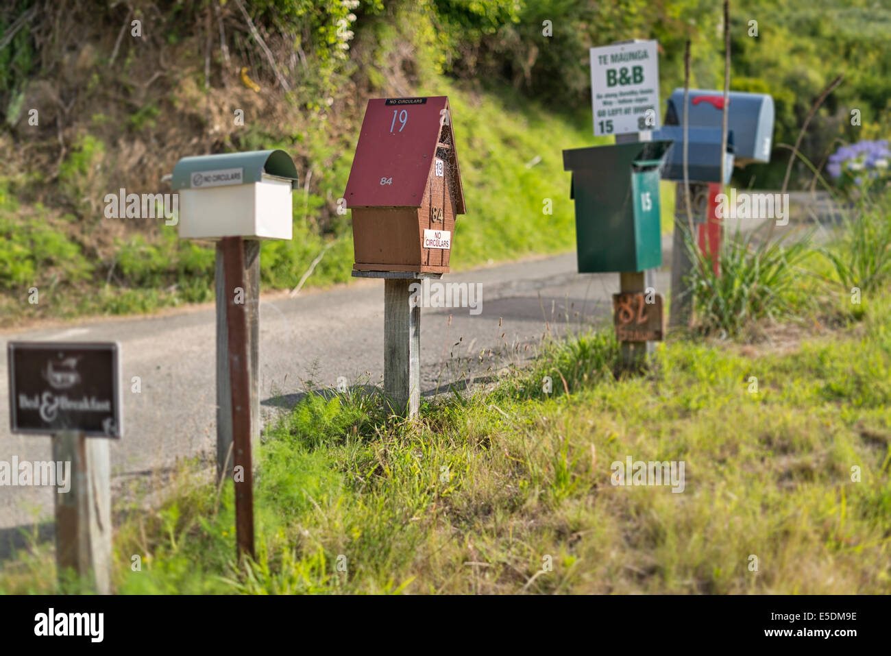 New Zealand Mailbox Roadside High Resolution Stock Photography and ...