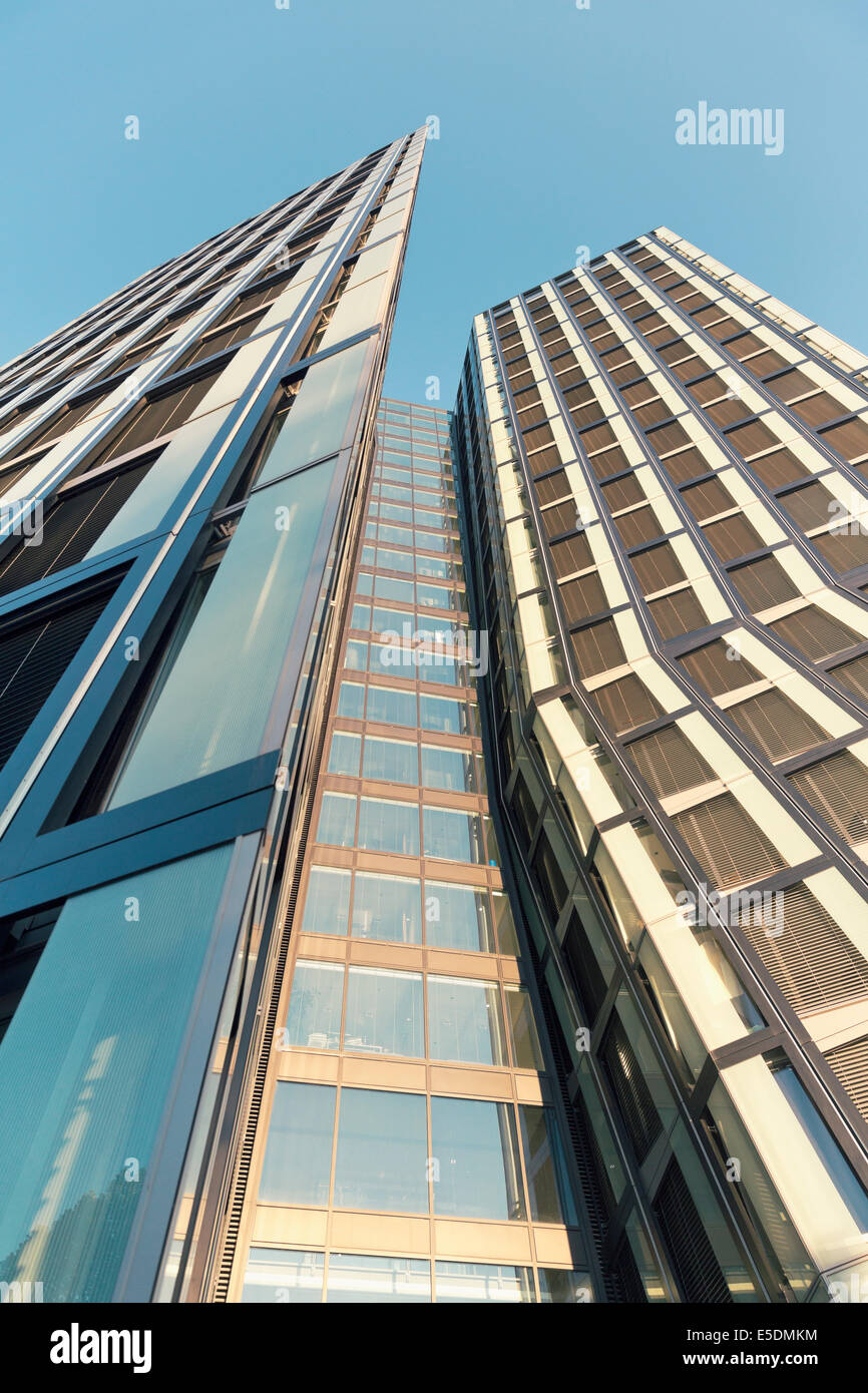Germany, Hamburg, St. Pauli, Dancing Towers, partial view Stock Photo ...