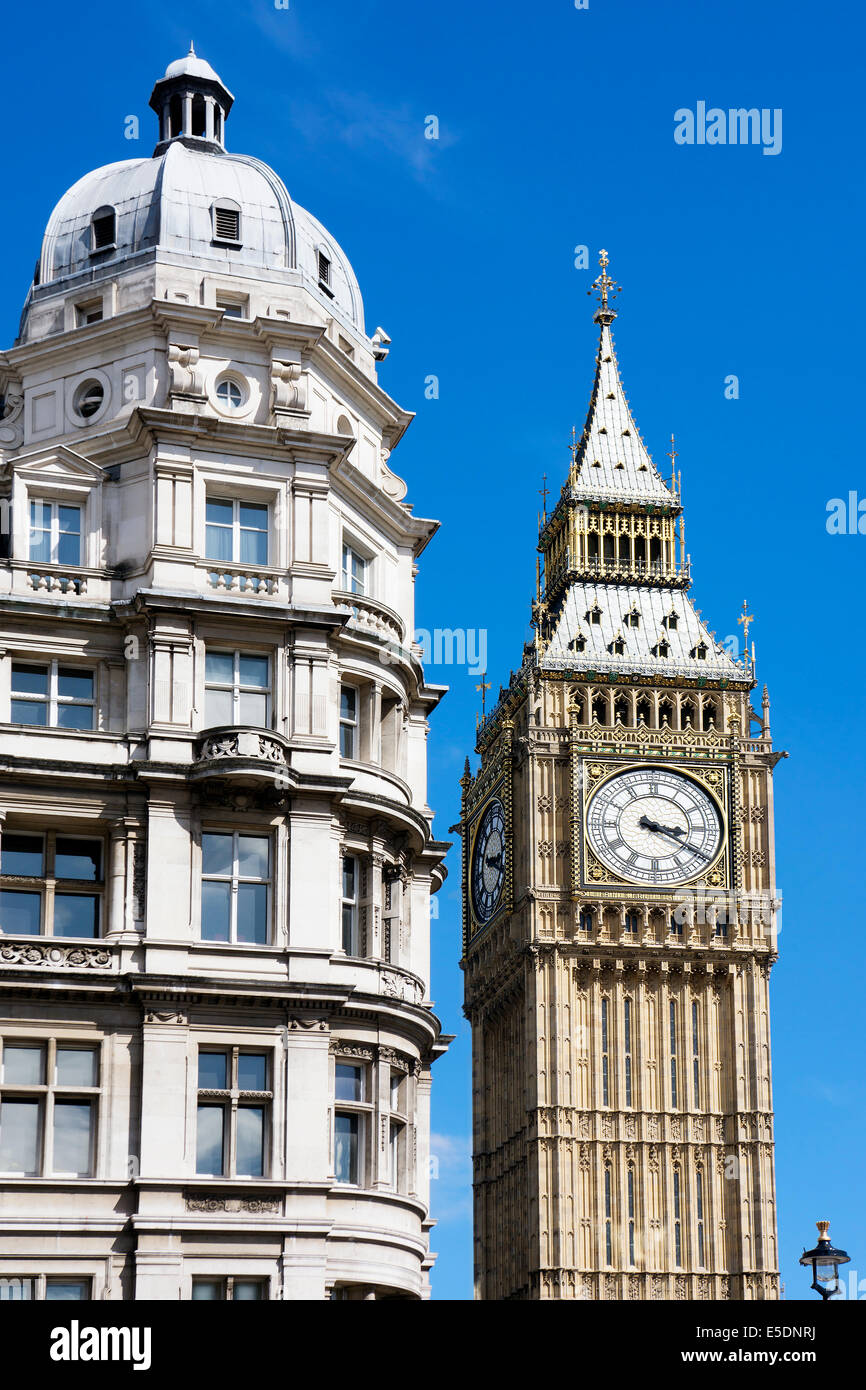 United Kingdom, England, London, Westminster, Clock Tower Elizabeth ...