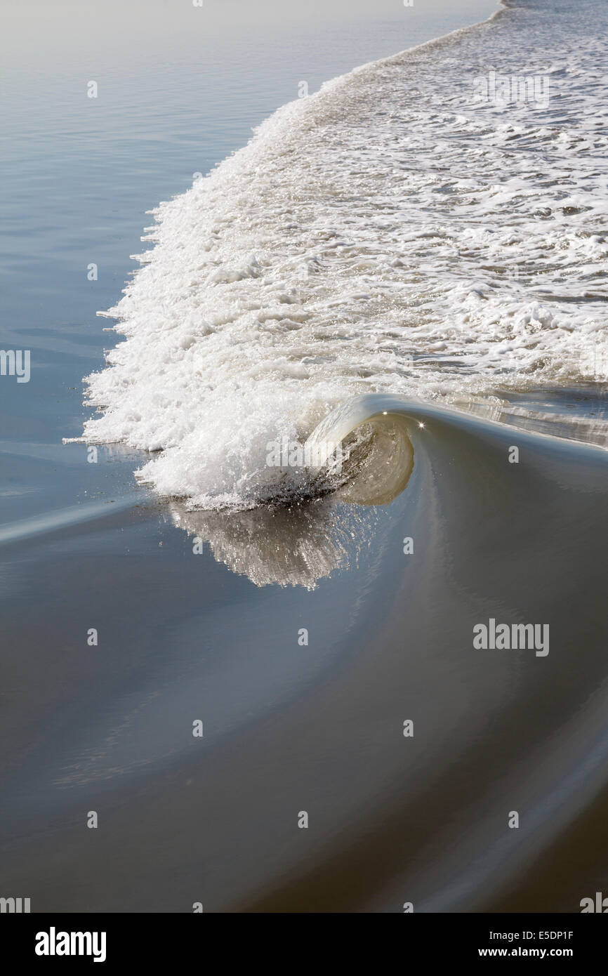 Germany, Lower Saxony, East Friesland, North Sea, Wave Stock Photo - Alamy