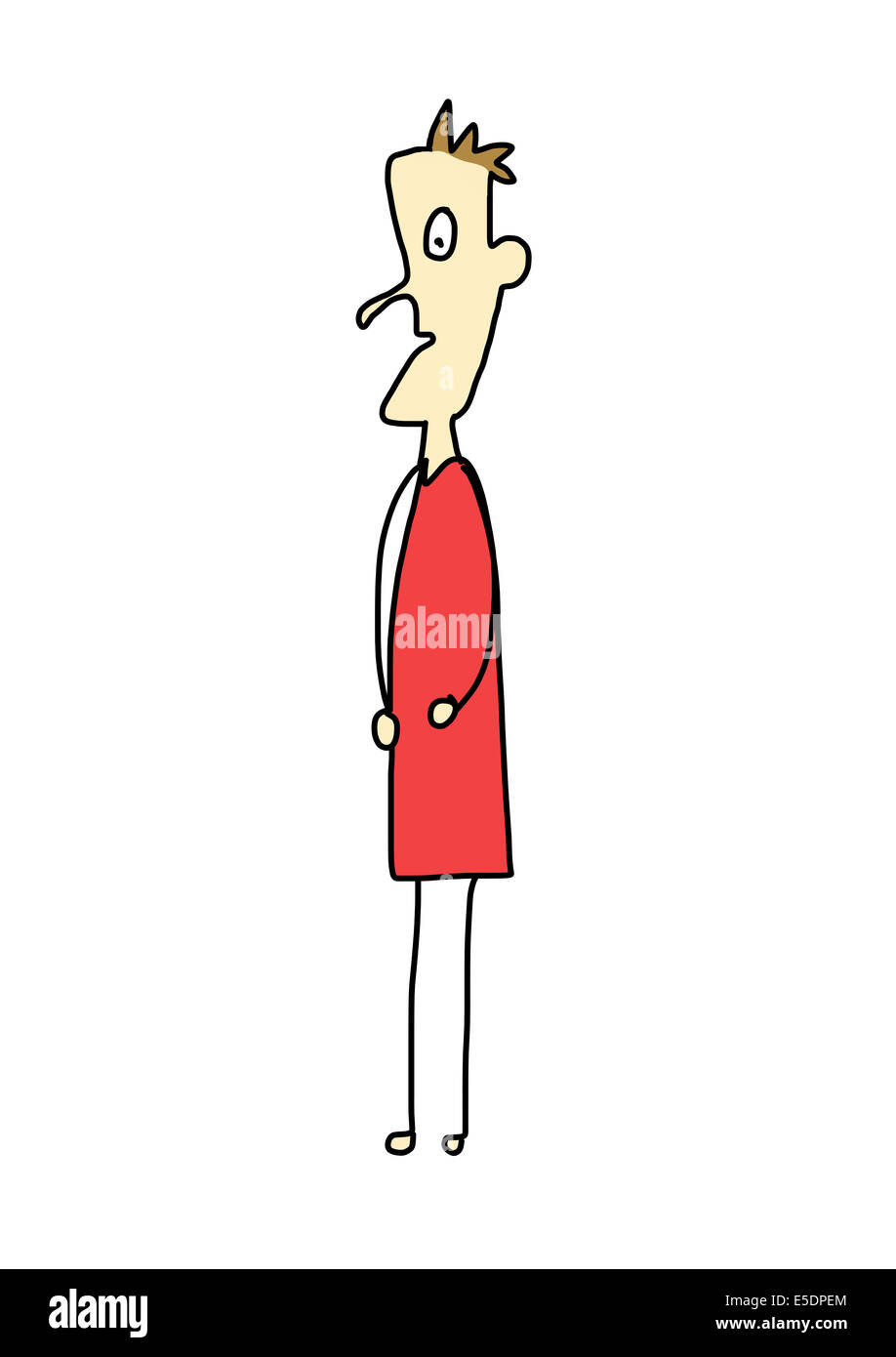 Man strange odd cartoon hi-res stock photography and images - Alamy