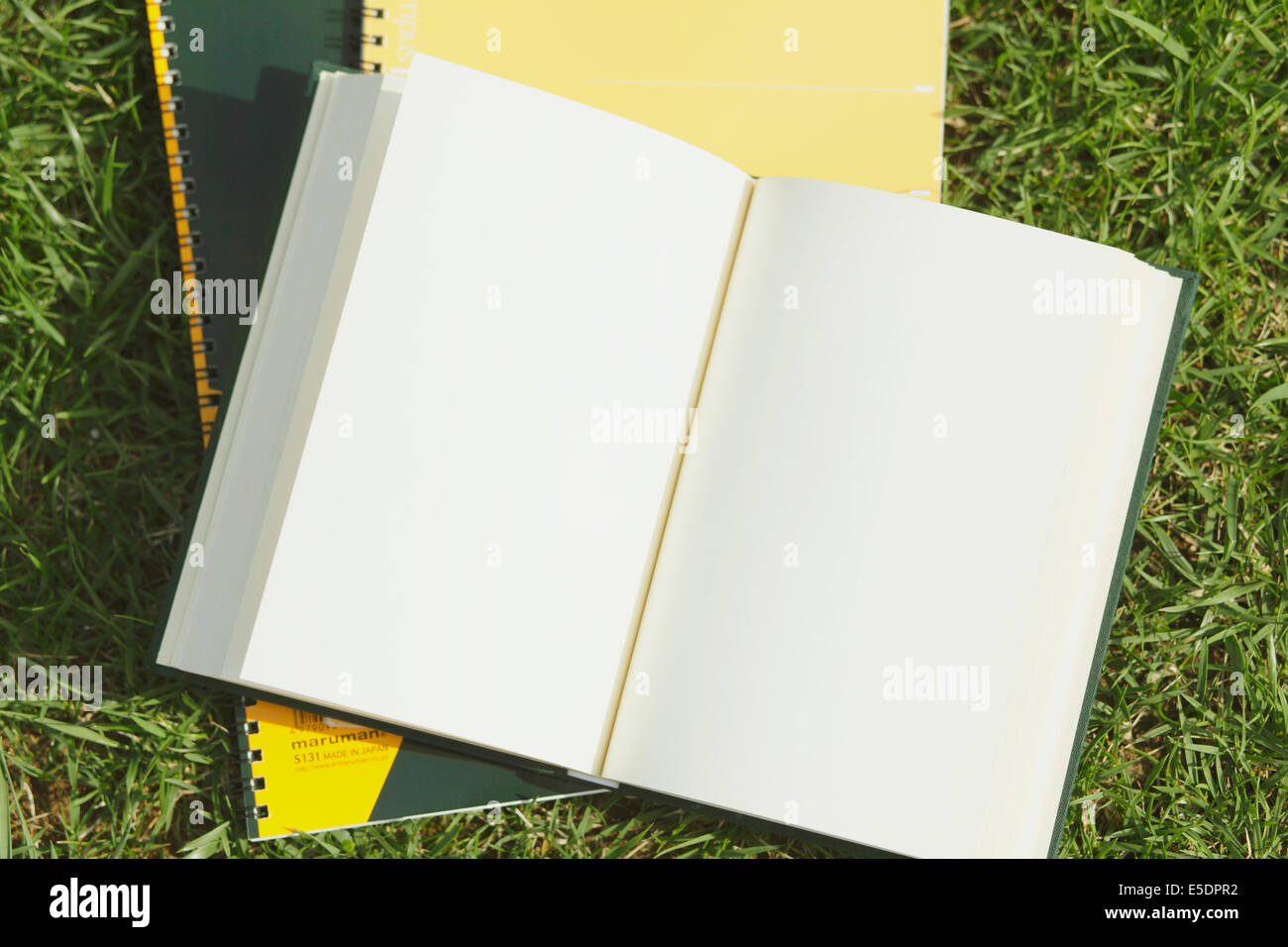Notebooks spread hi-res stock photography and images - Alamy