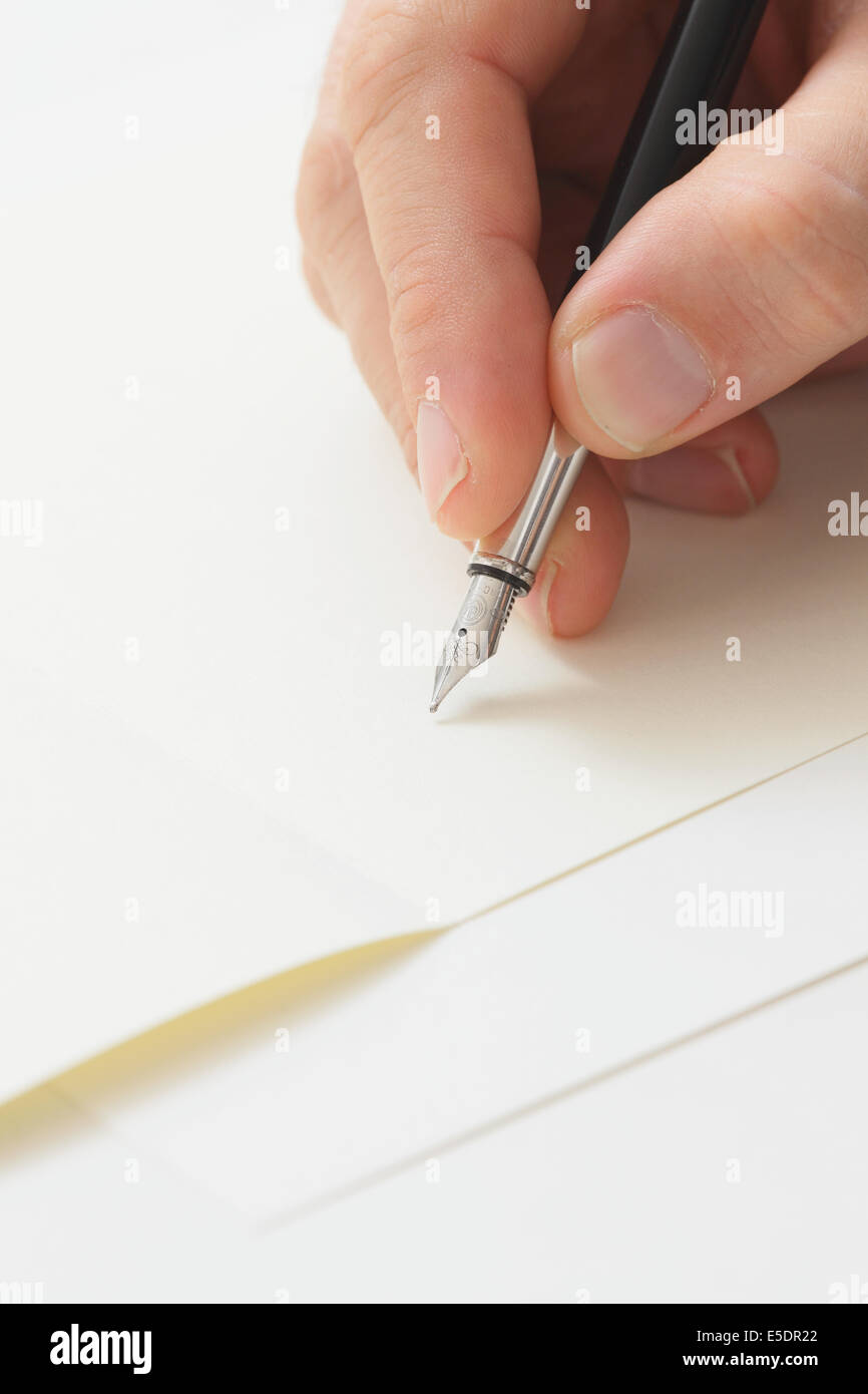 Writing hand body parts hi-res stock photography and images - Alamy