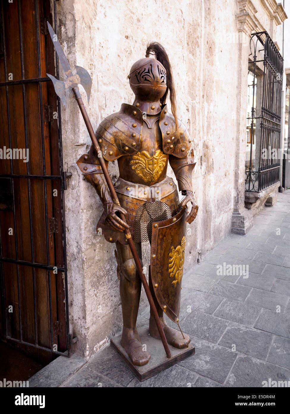 Medieval armour - Arequipa, Peru Stock Photo - Alamy