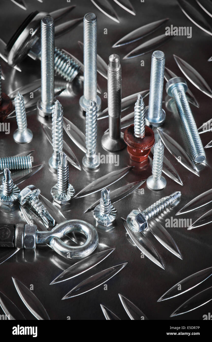 Varied screws bolts hi-res stock photography and images - Alamy