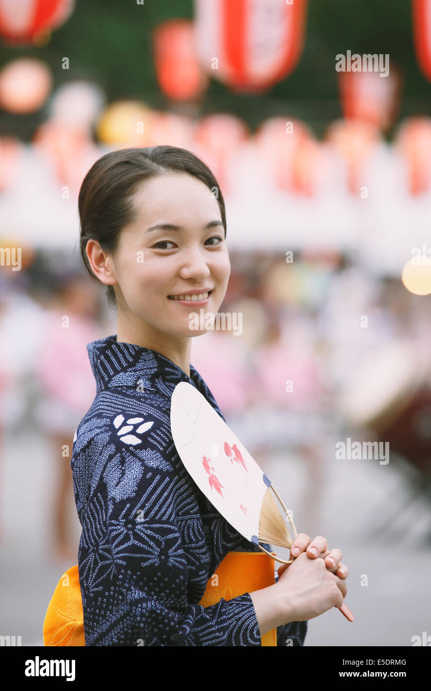Japanese traditional summer clothes hi-res stock photography and images ...