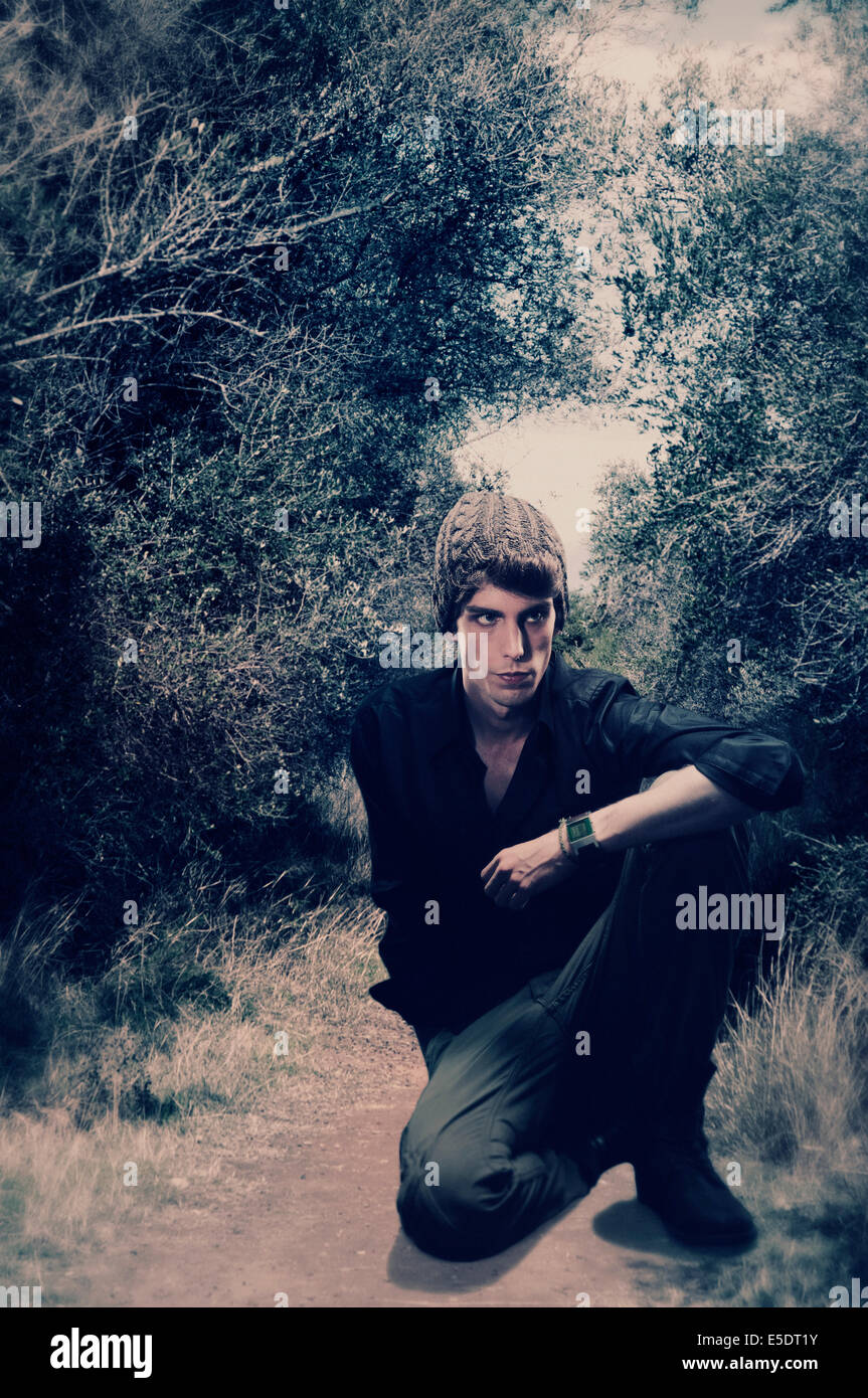 Male fashion model. Studio shot Stock Photo - Alamy