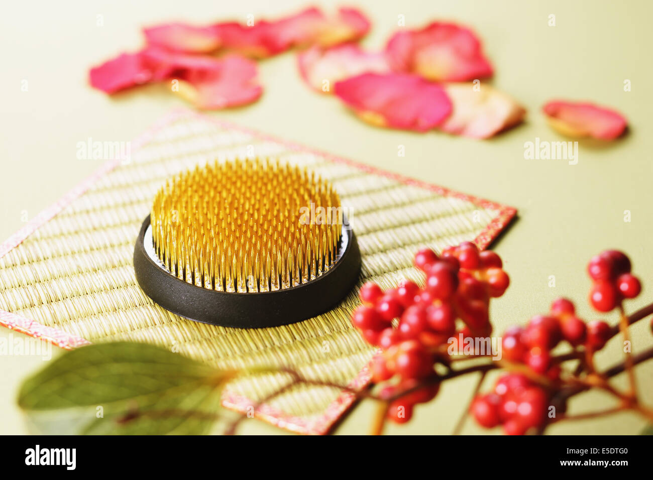 Japanese pin holder Stock Photo - Alamy