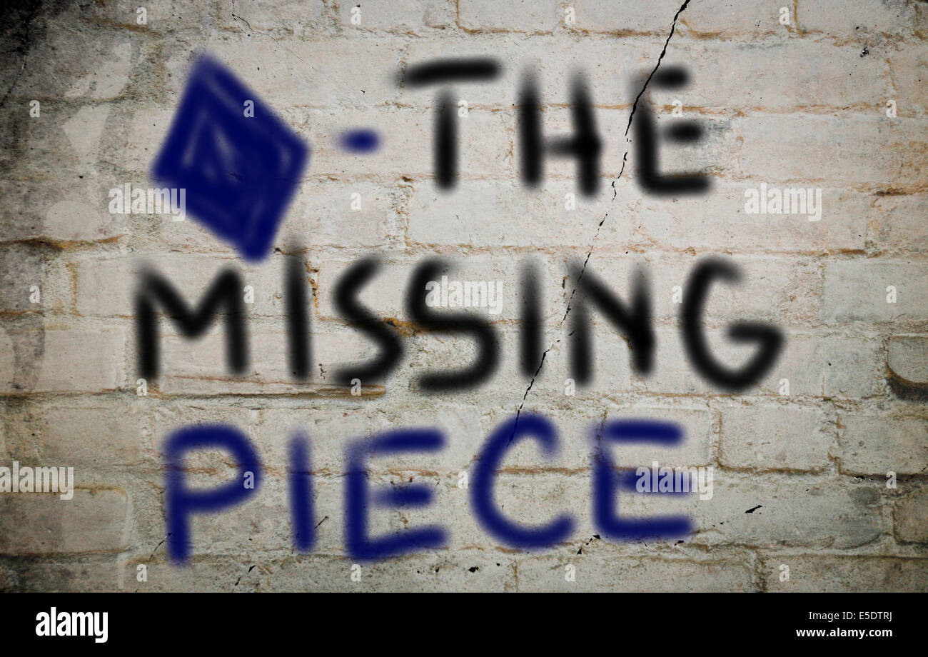 The Missing Piece Concept Stock Photo - Alamy