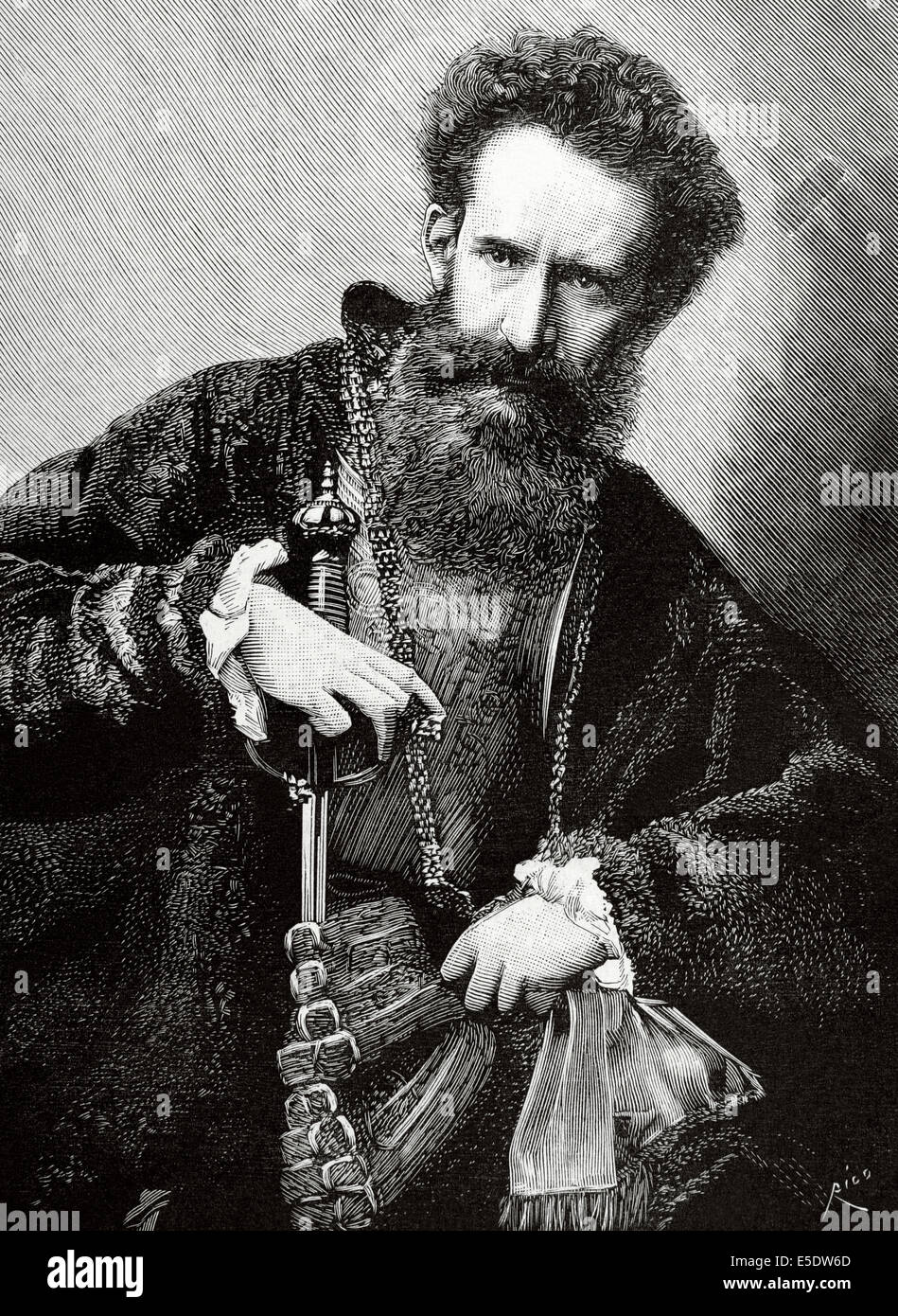 Hans Makart (1840-1884). Austrian academic history painter, designer ...