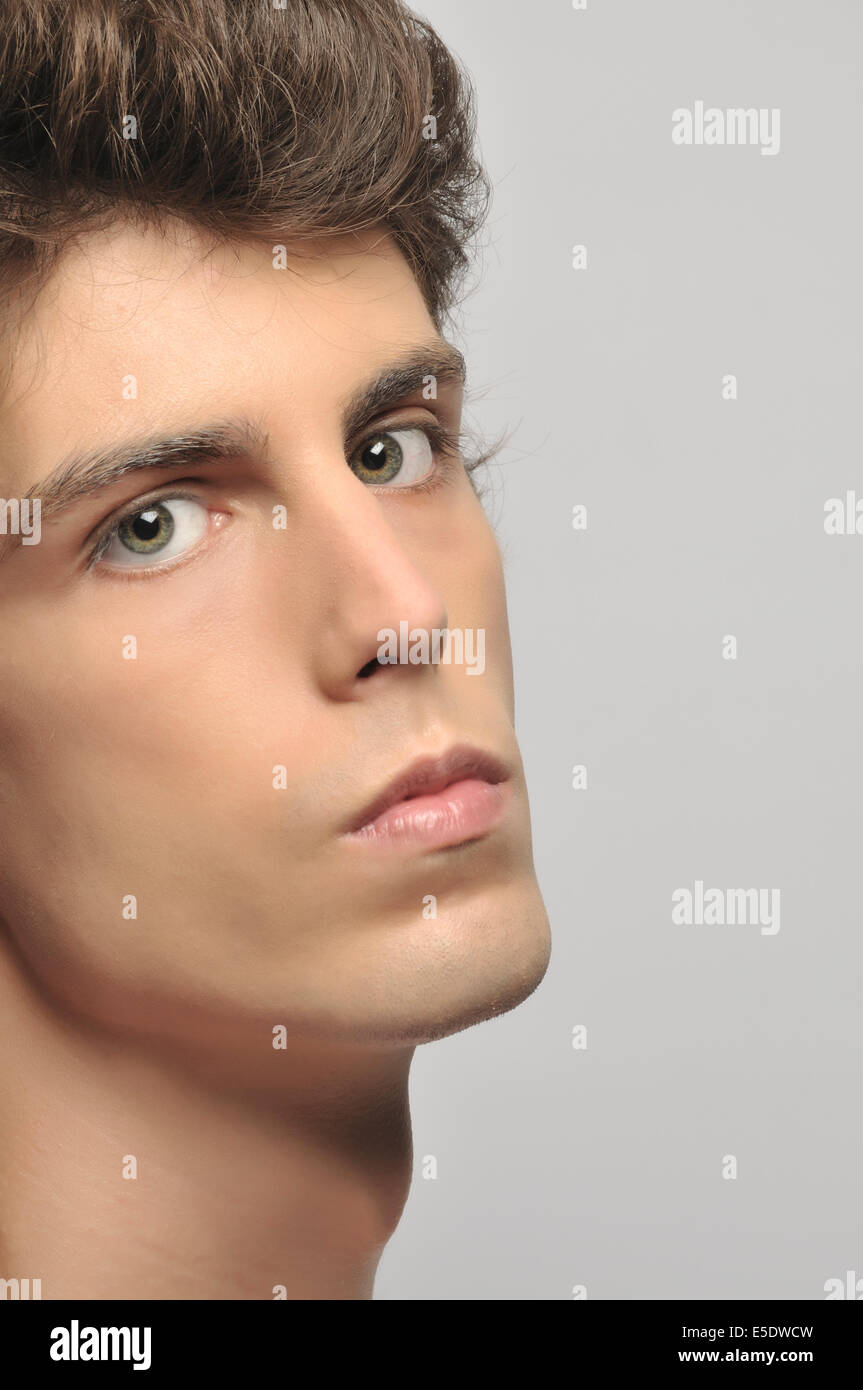 Male fashion model. Studio shot Stock Photo - Alamy
