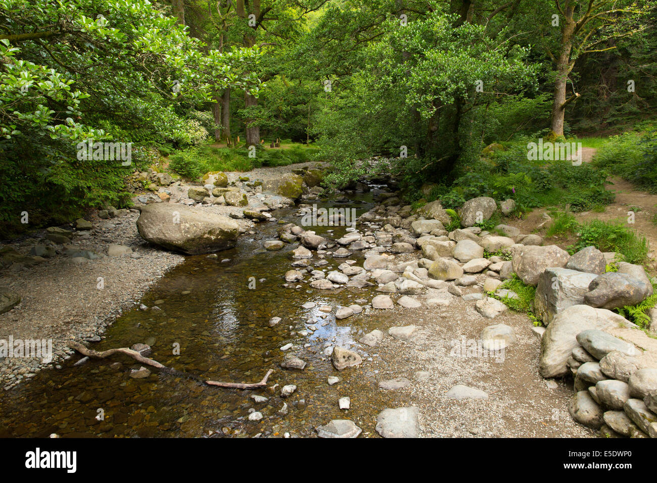 Scenery from walk to Aira Force waterfall Ullswater Valley Lake ...