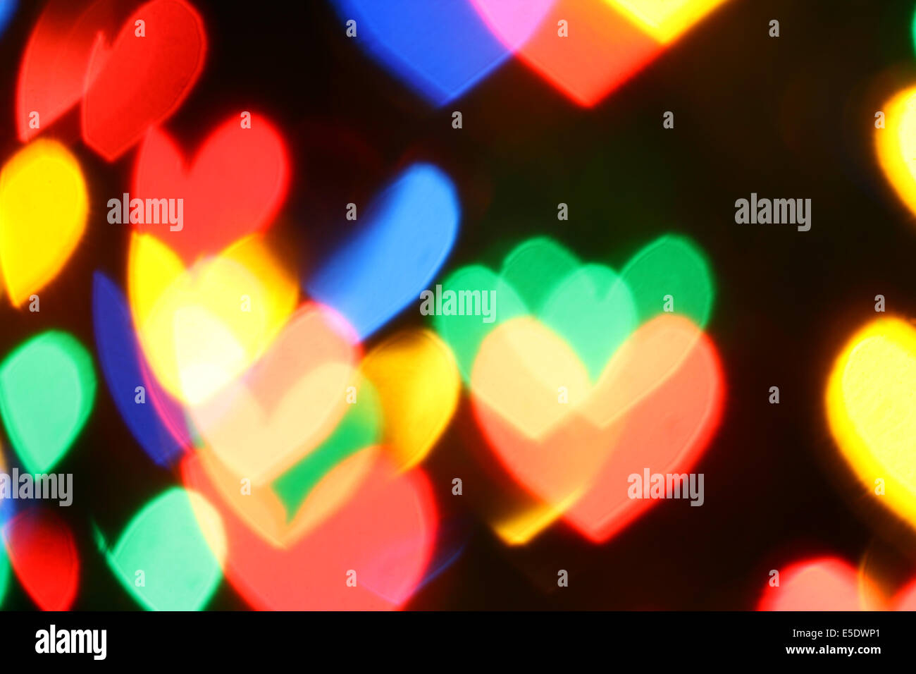 Colorful hearts hi-res stock photography and images - Alamy