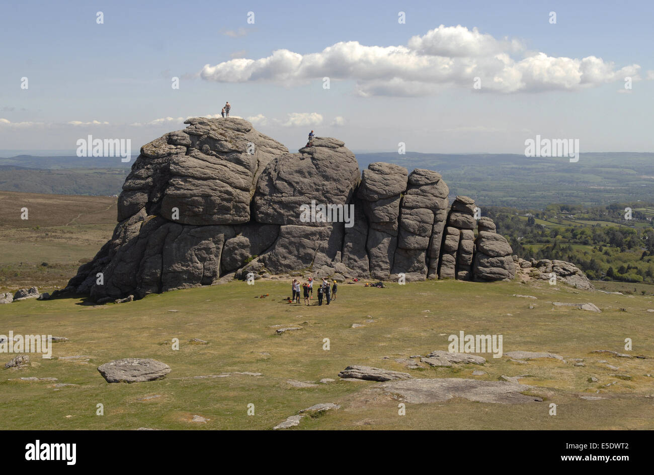 Dartmoor, Devon, UK. Spectacular landscape near Haytor Rocks. These ...