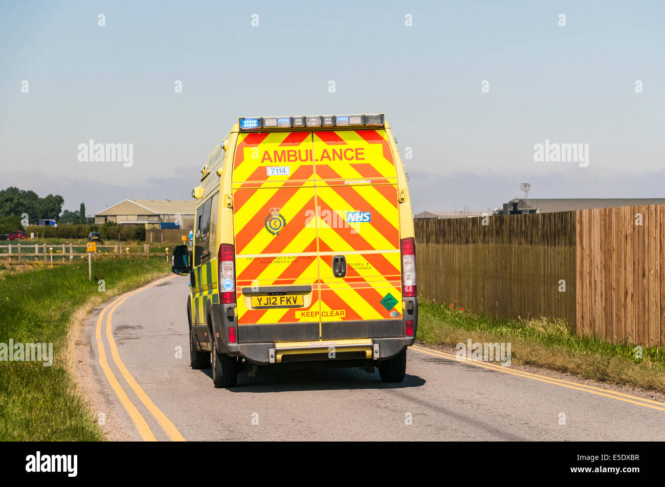 Ambulance Responding To Call High Resolution Stock Photography and ...
