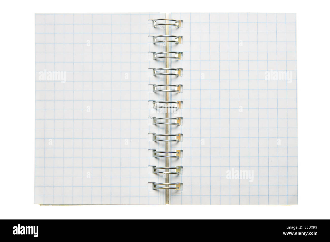 Blank spiral notebook isolated over the white background Stock Photo ...