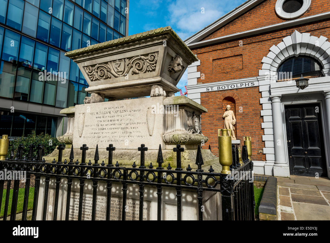 St Botolph's Church Hall and tomb of Sir William Rawlins, Sheriff of ...