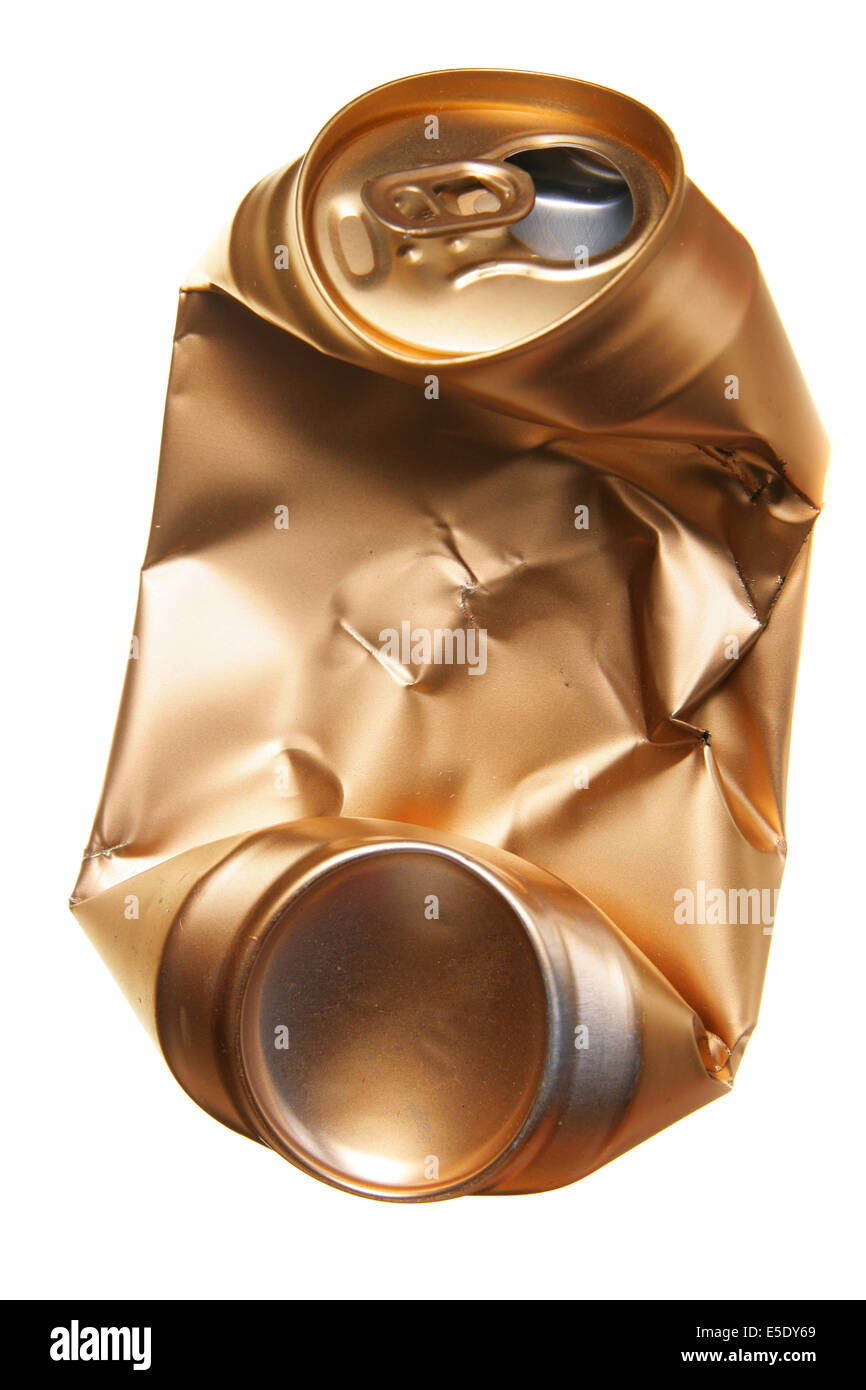 Crushed soda can hi-res stock photography and images - Alamy