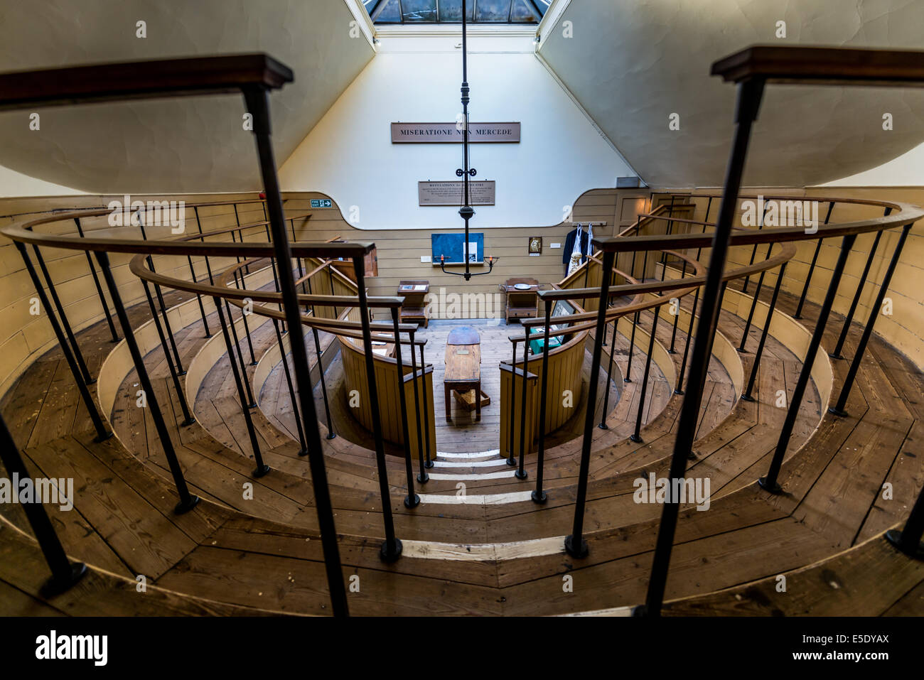 A 19th Century operating theatre with student viewing gallery. The Old ...