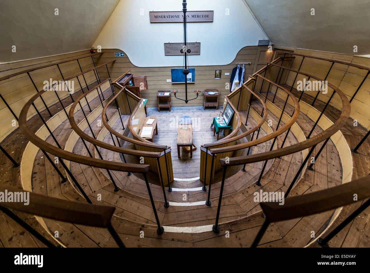 A 19th Century operating theatre with student viewing gallery. The Old ...