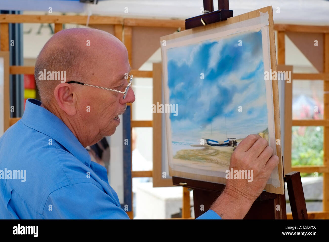 Market stall painting hi-res stock photography and images - Alamy