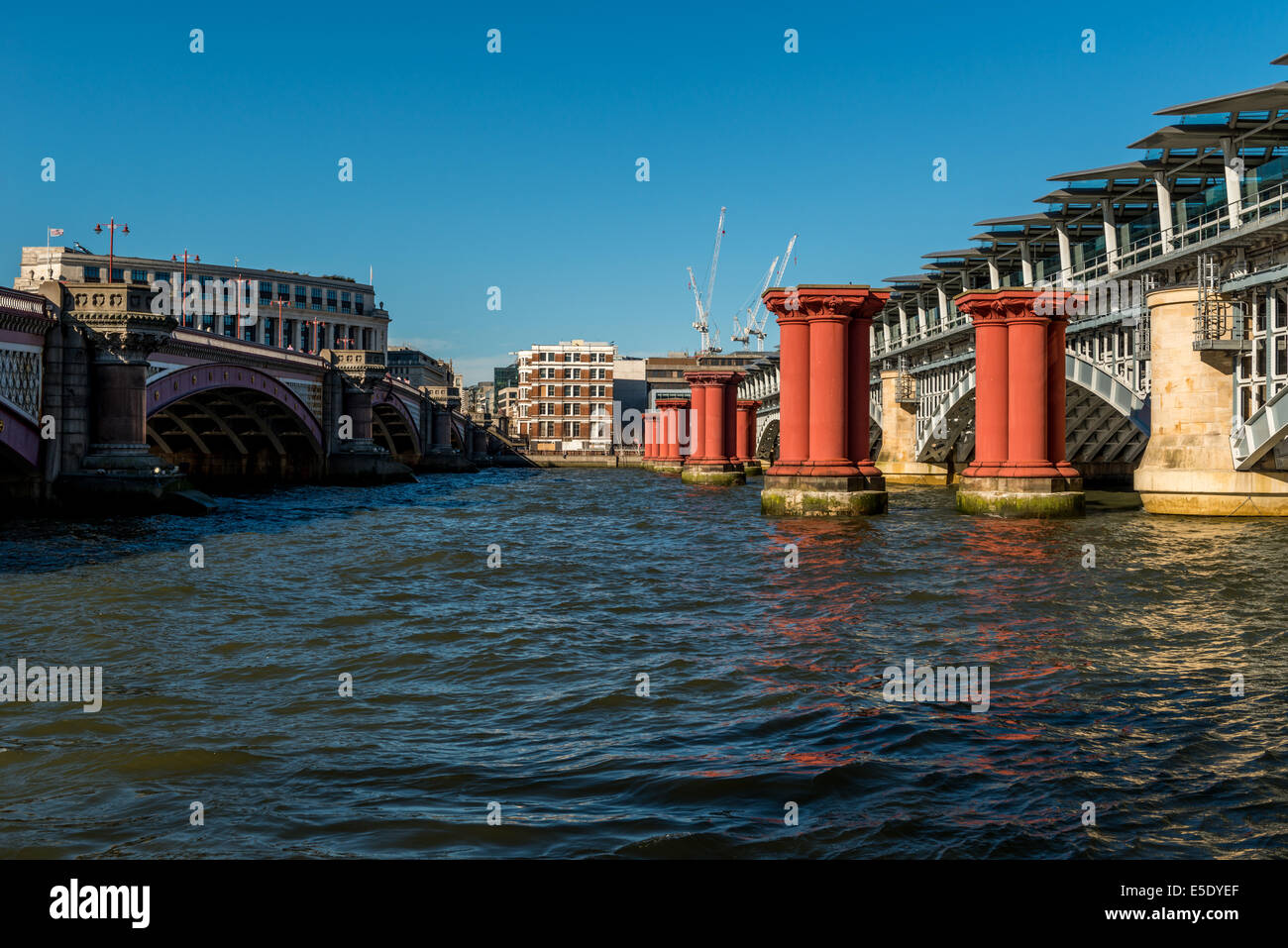 Blackfriars Railway Bridge is a railway bridge crossing the River ...