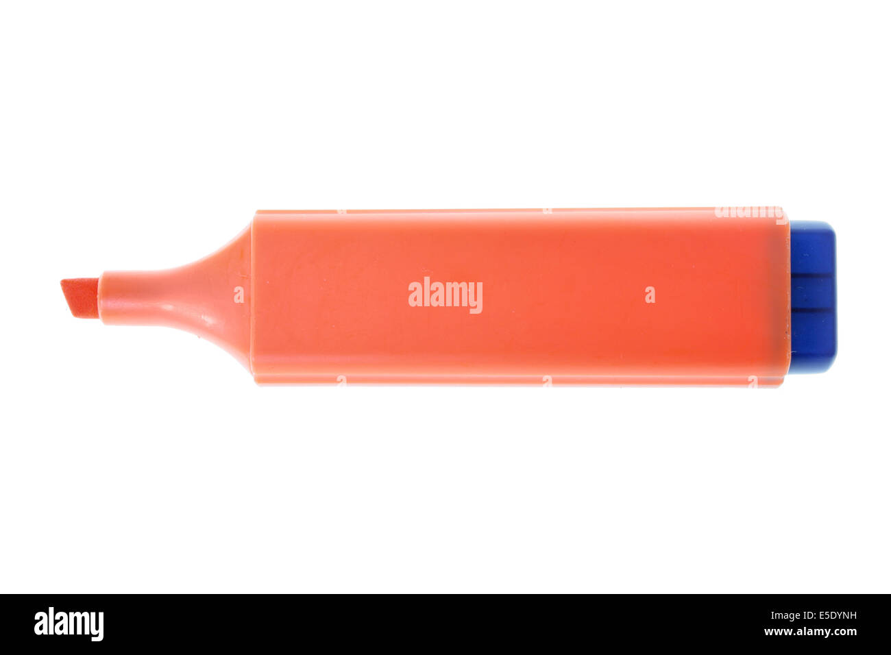 Red marker isolated over white background Stock Photo - Alamy