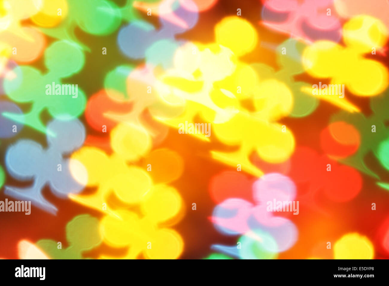 Colorful blurred clubs, may be used as background Stock Photo - Alamy
