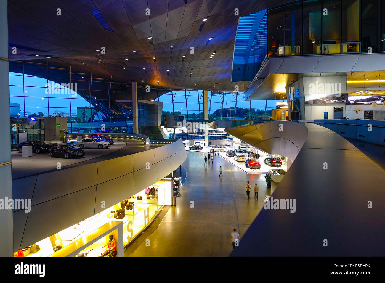 BMW World, BMW-Welt delivery and experience center, Munich, Bavaria ...
