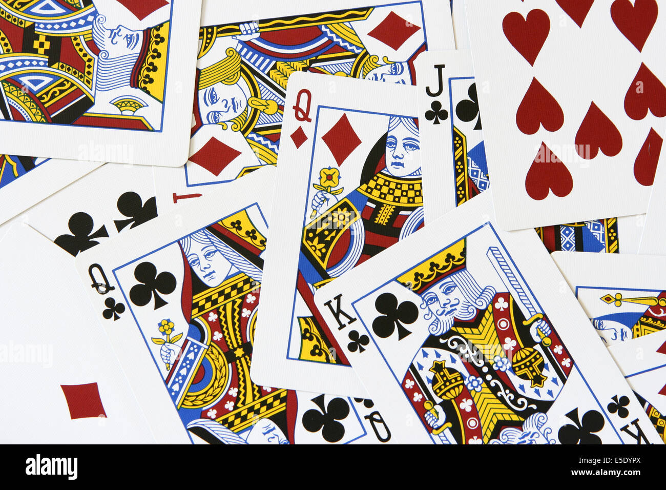 Playing cards close-up, bay be used as background Stock Photo - Alamy