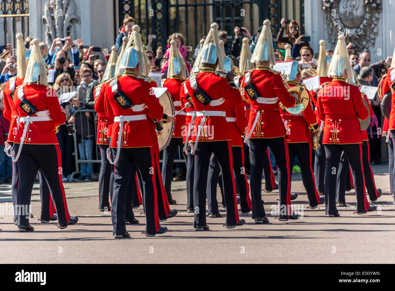 Changing of the Guard at Buckingham Palace is a ceremony of the new ...