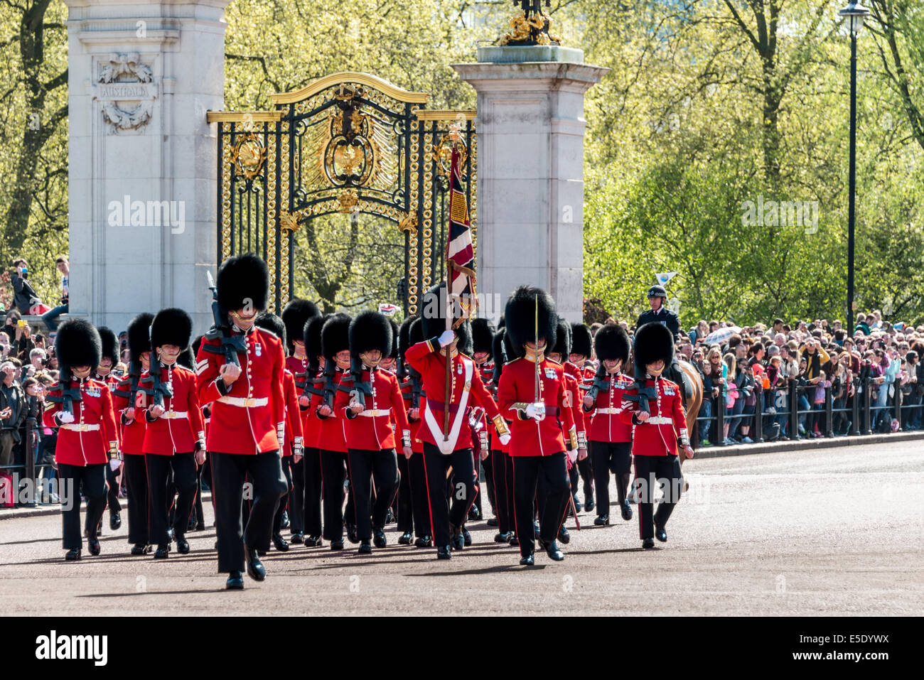 Changing of the Guard at Buckingham Palace is a ceremony of the new ...