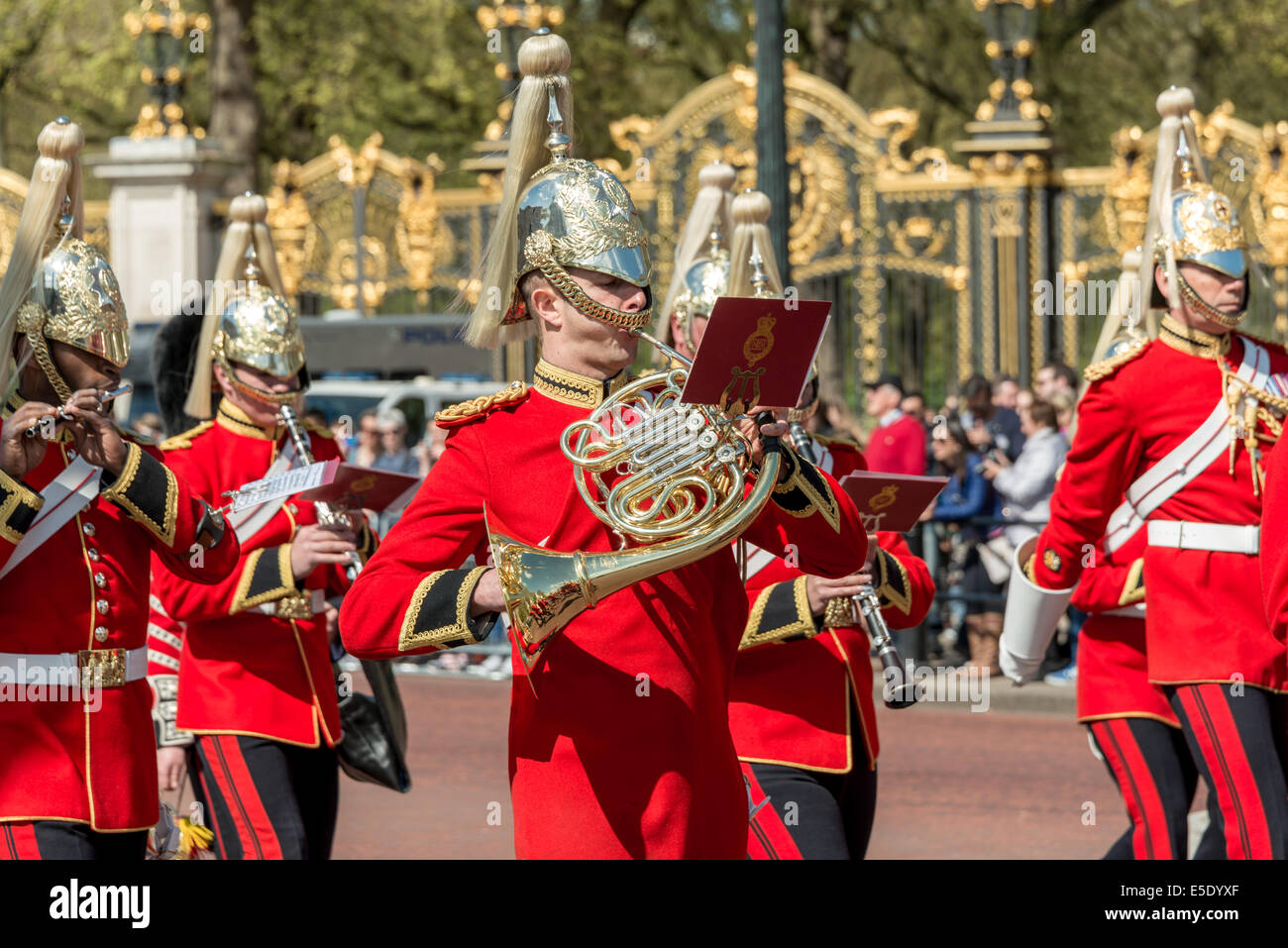 Changing of the Guard at Buckingham Palace is a ceremony of the new ...