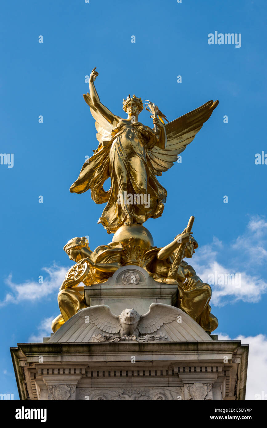 The Victoria Memorial is a sculpture dedicated to Queen Victoria ...