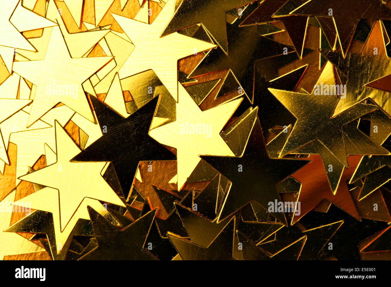 Gold stars, may be used as background Stock Photo - Alamy