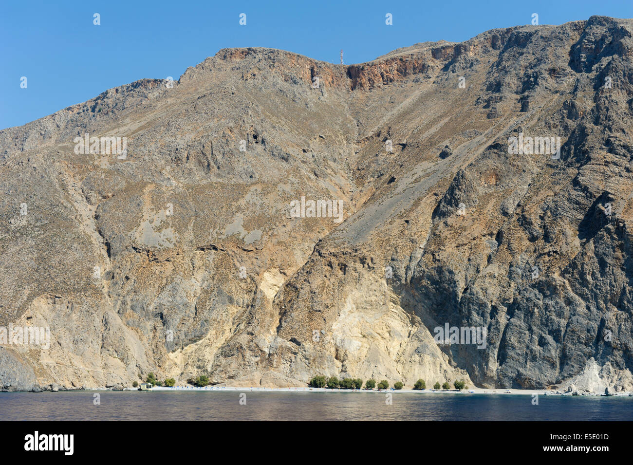 Secluded beach along the coast of southern Crete Stock Photo - Alamy