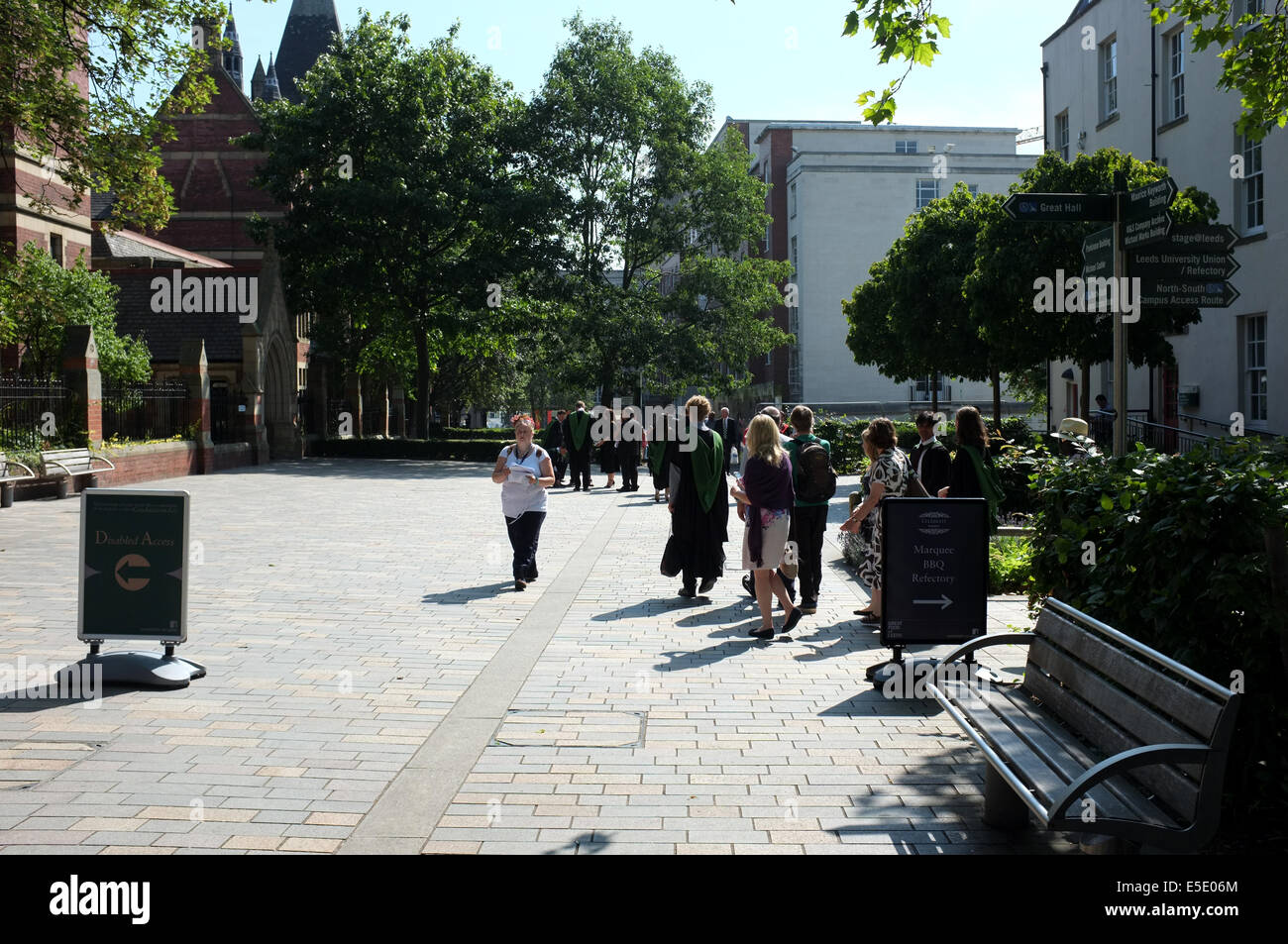leeds university campus in the city of leeds uk 2014 Stock Photo - Alamy