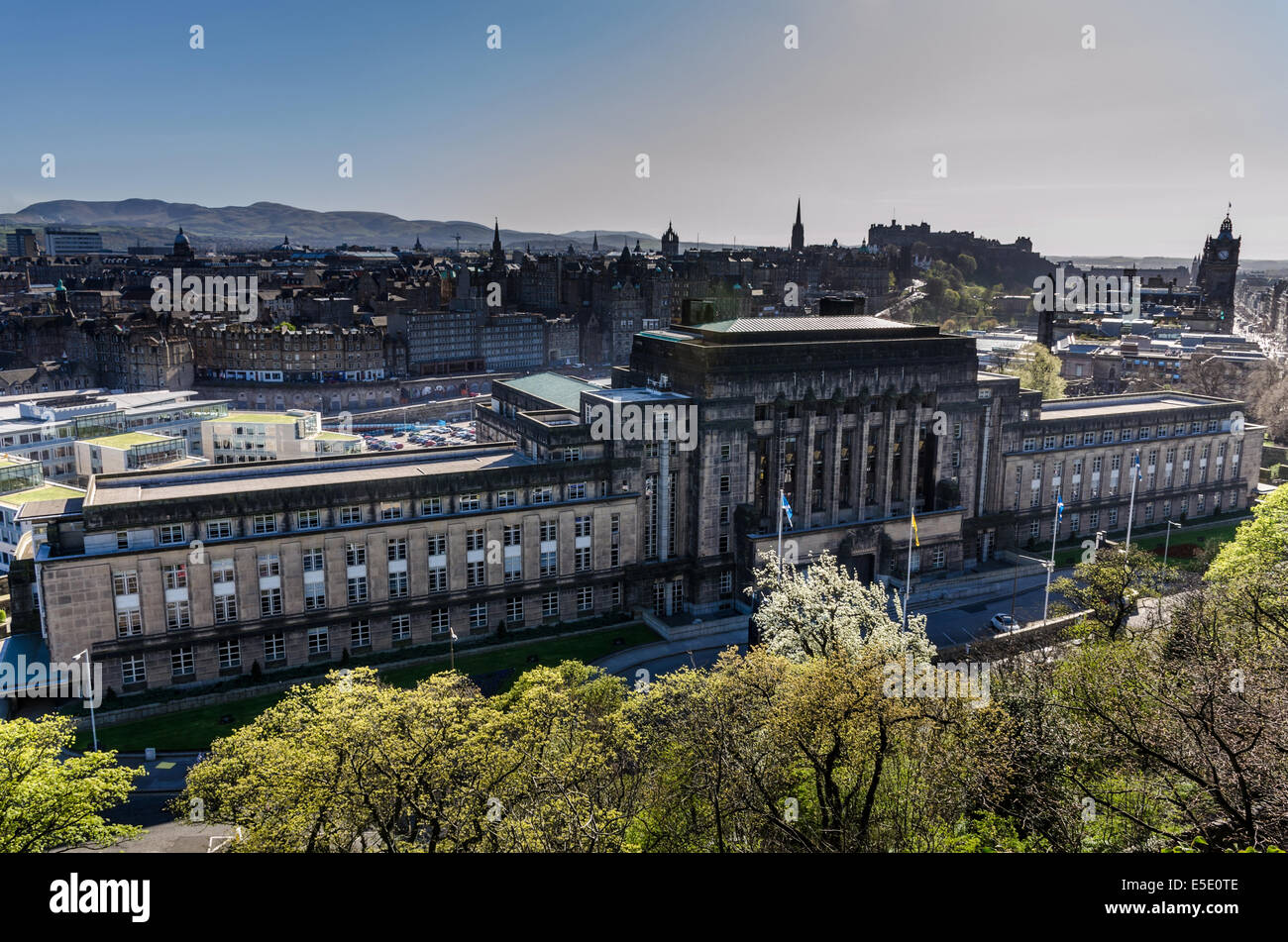 St. Andrew's House, on the southern flank of Calton Hill in Edinburgh ...