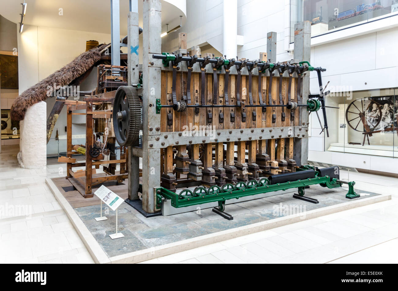 A Beetling engine at the National Museum of Scotland, Edinburgh Stock ...