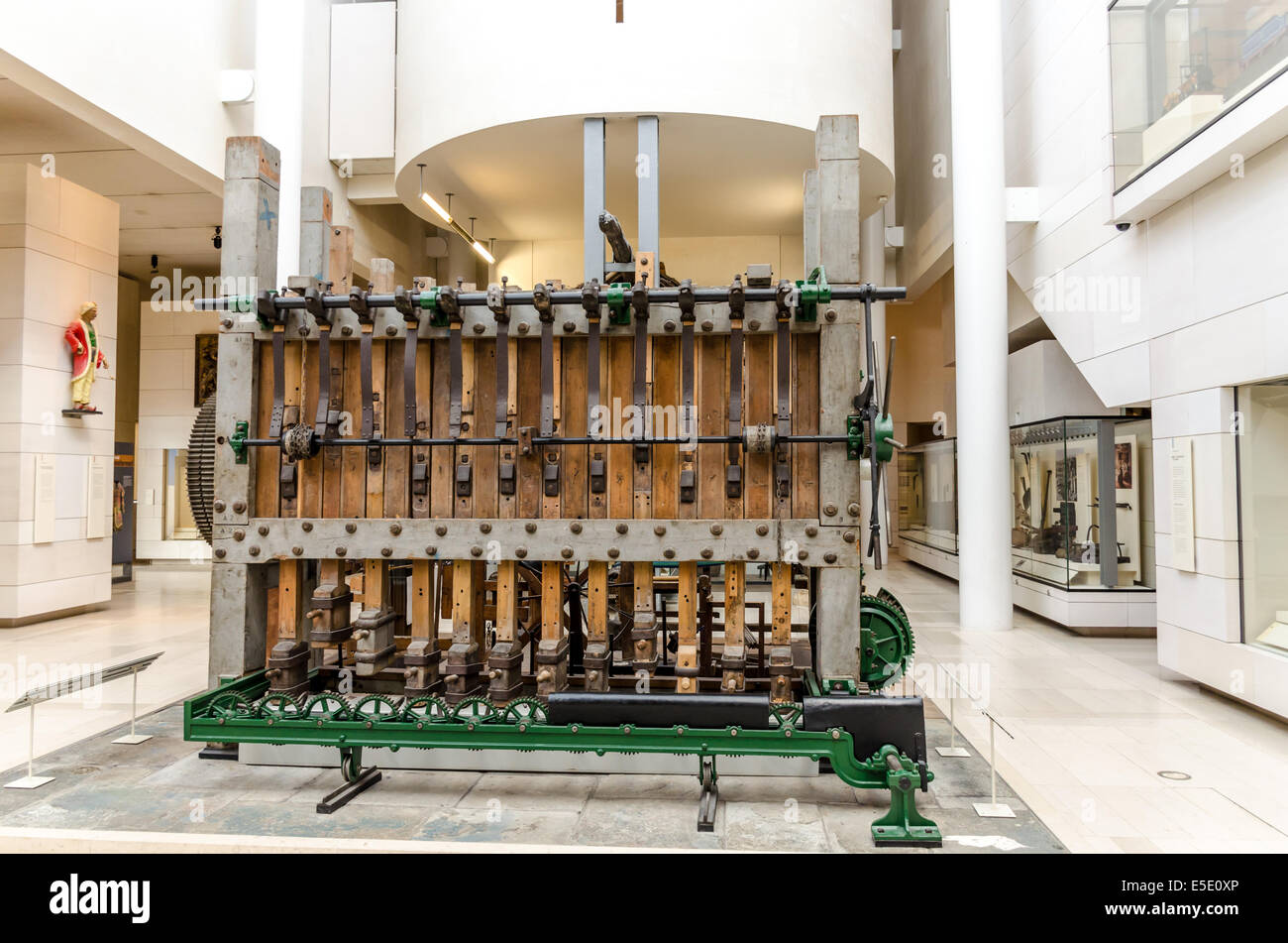 A Beetling engine at the National Museum of Scotland, Edinburgh Stock ...