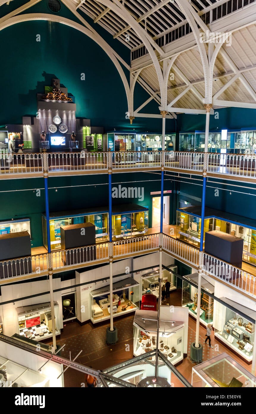 Gallery of exhibits at The National Museum of Scotland, Edinburgh Stock ...