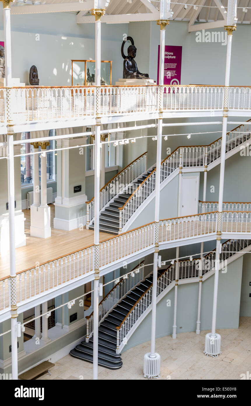 The Grand Gallery at The National Museum of Scotland, Edinburgh Stock ...