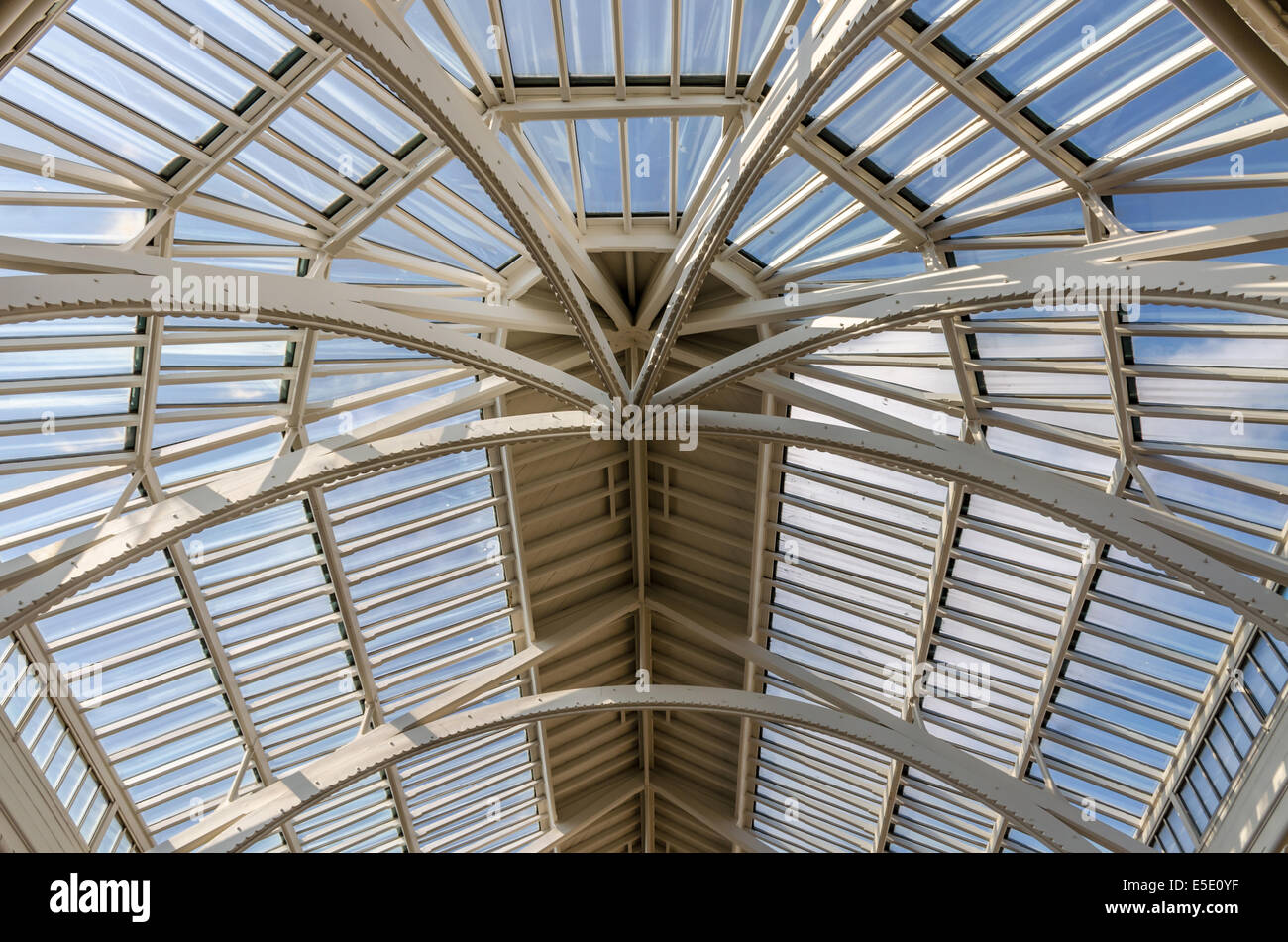 The atrium roof of the Grand Gallery of the The National Museum of ...