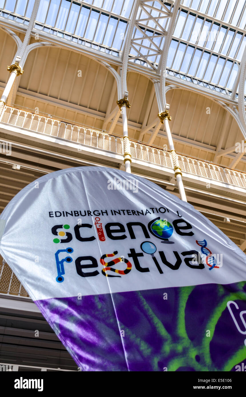 Science festival exhibits at The National Museum of Scotland Stock ...