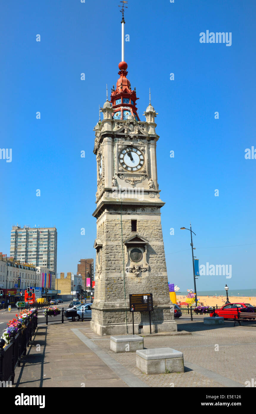 Margate, Kent, England, UK. Margate Clock Tower (1869 - to commemorate ...