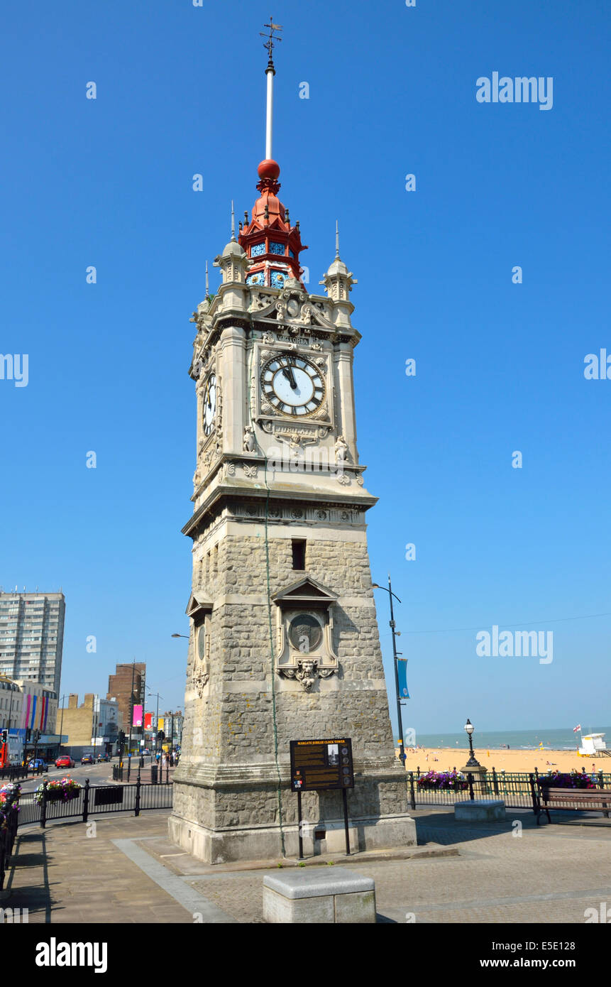 Margate, Kent, England, UK. Margate Clock Tower (1869 - to commemorate ...
