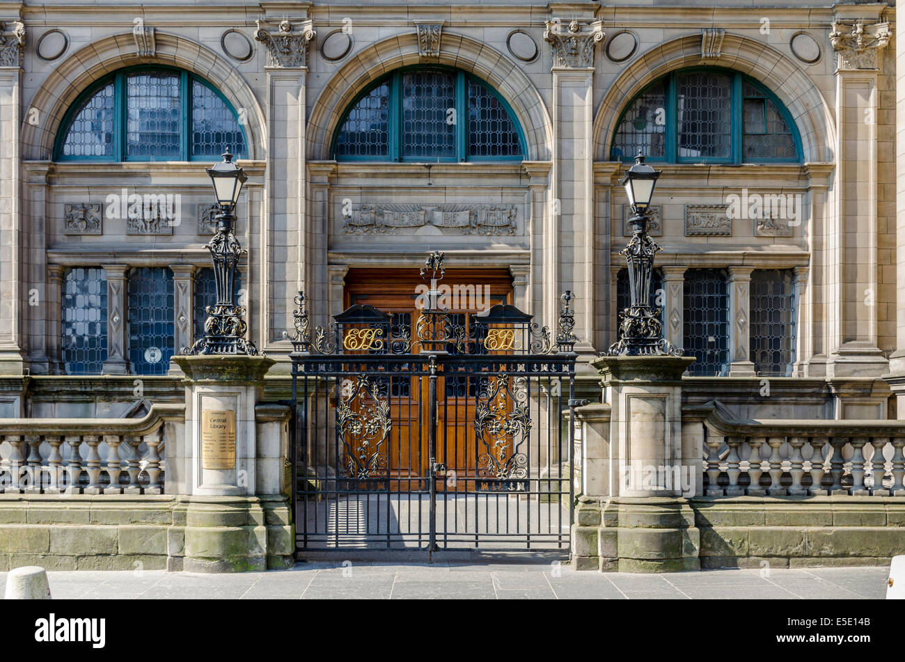 Central Library in Edinburgh, opened in 1890, was the first public ...