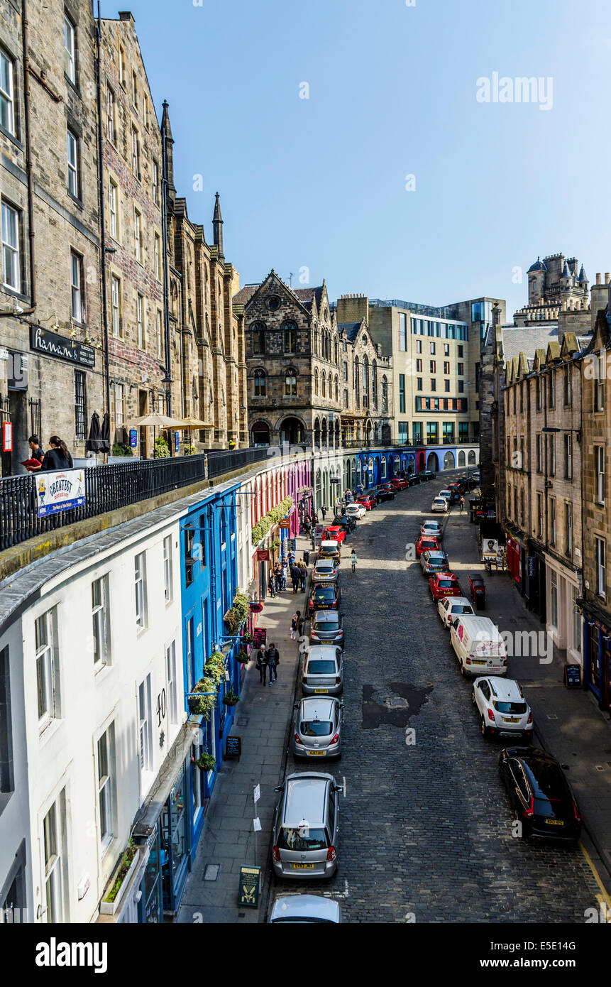 Edinburgh bars victoria terrace hi-res stock photography and images - Alamy